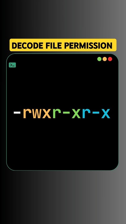 Breaking Down Linux File Permissions: -rwxr-xr-x Explained #SudoIt #linuxcommandlinetutorial ...