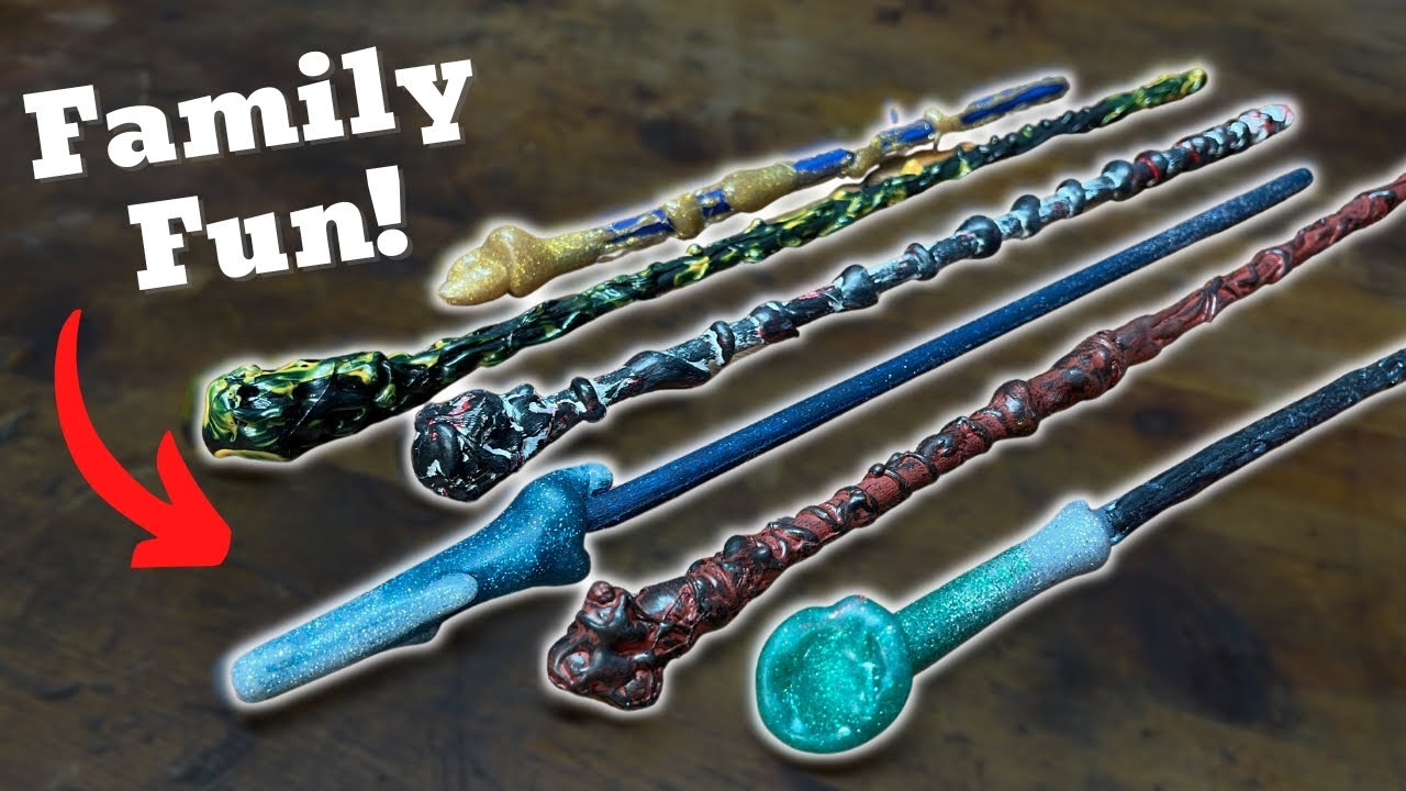 How To Make Your Own Magic Wands at Home! 🪄 - YouTube