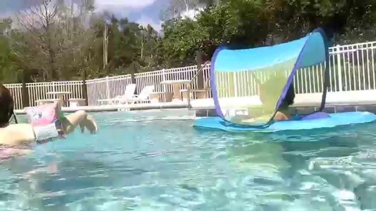 Taking a dip in the pool - YouTube