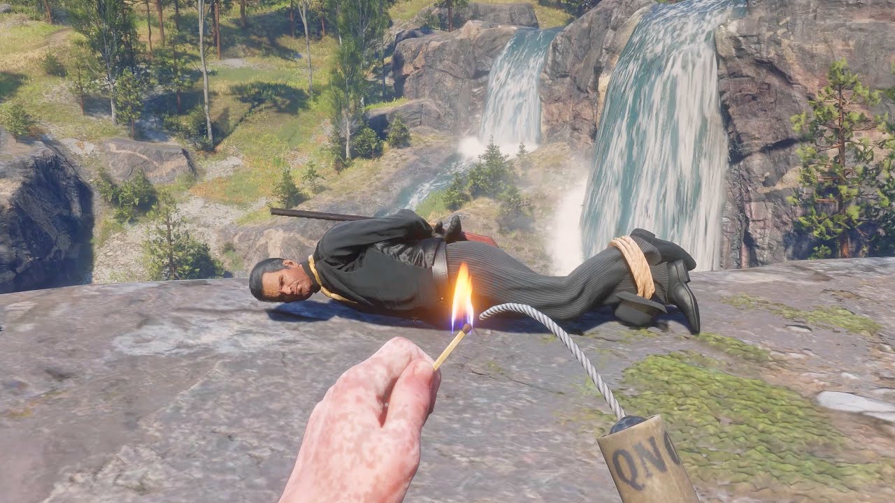 🔥🧨[4K] Dynamite & Fire Bottle Gameplay #43 - Red Dead Redemption 2 ...