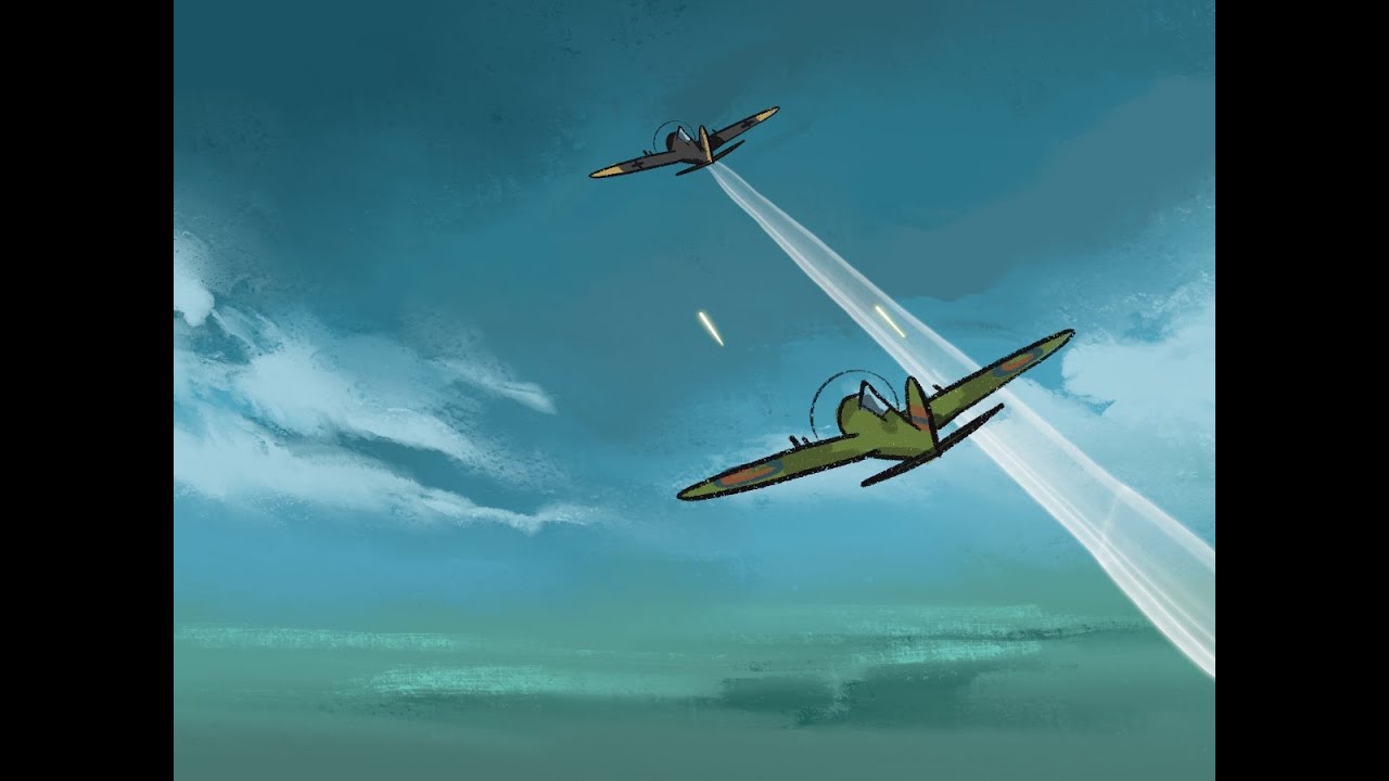 Dogfight Scene Animation | Procreate Dreams - YouTube