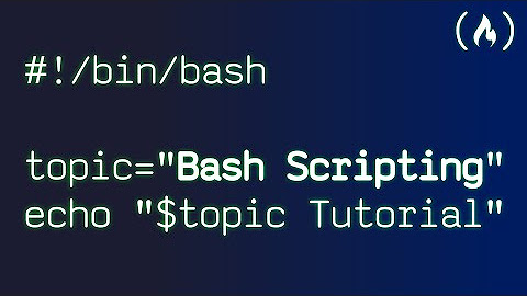 "Bash Scripting Tutorial for Beginners" (freeCodeCamp.org) and more - YouTube