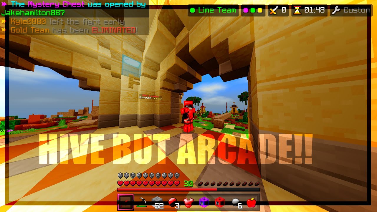 Minecraft HIVE BUT?......HIVE ARCADE !!!!!!road 250 - YouTube