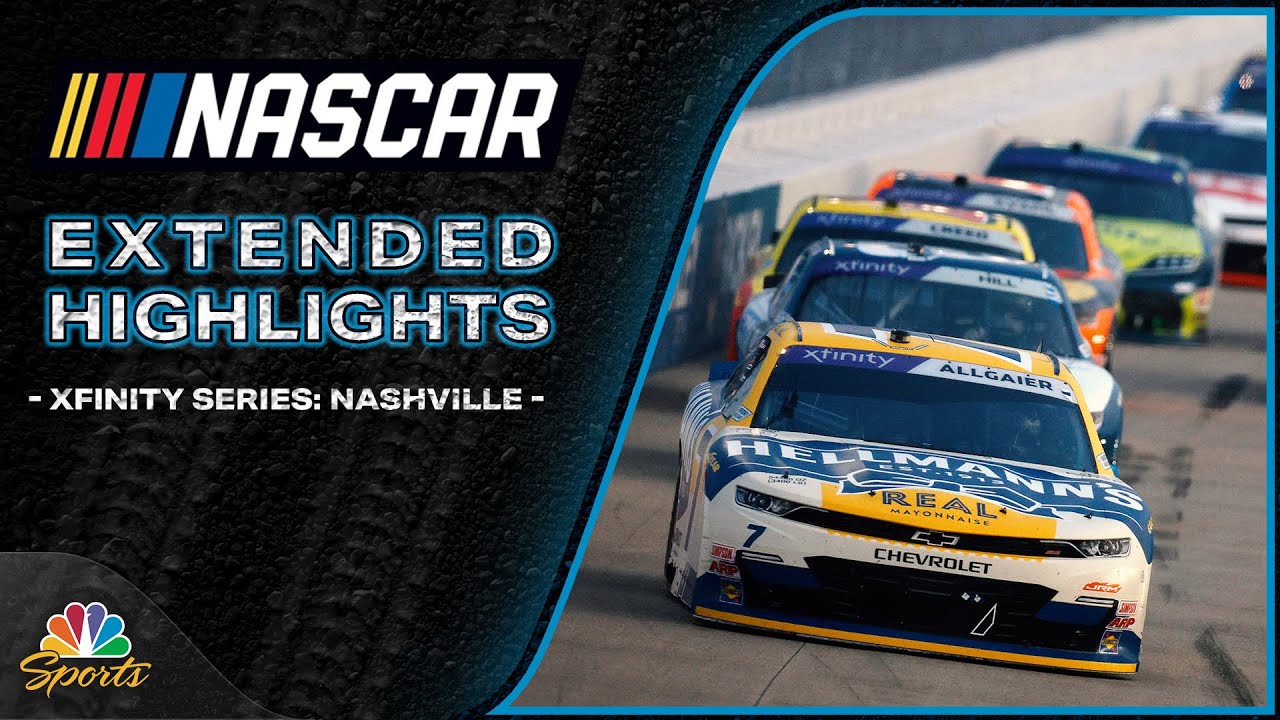 NASCAR Xfinity Series on The CW | HIGHLIGHTS: Tennessee Lottery 250 ...