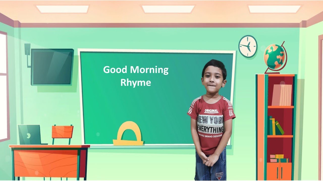 Good Morning Song/Rhyme with actions/UKG/Preschool Activity - YouTube