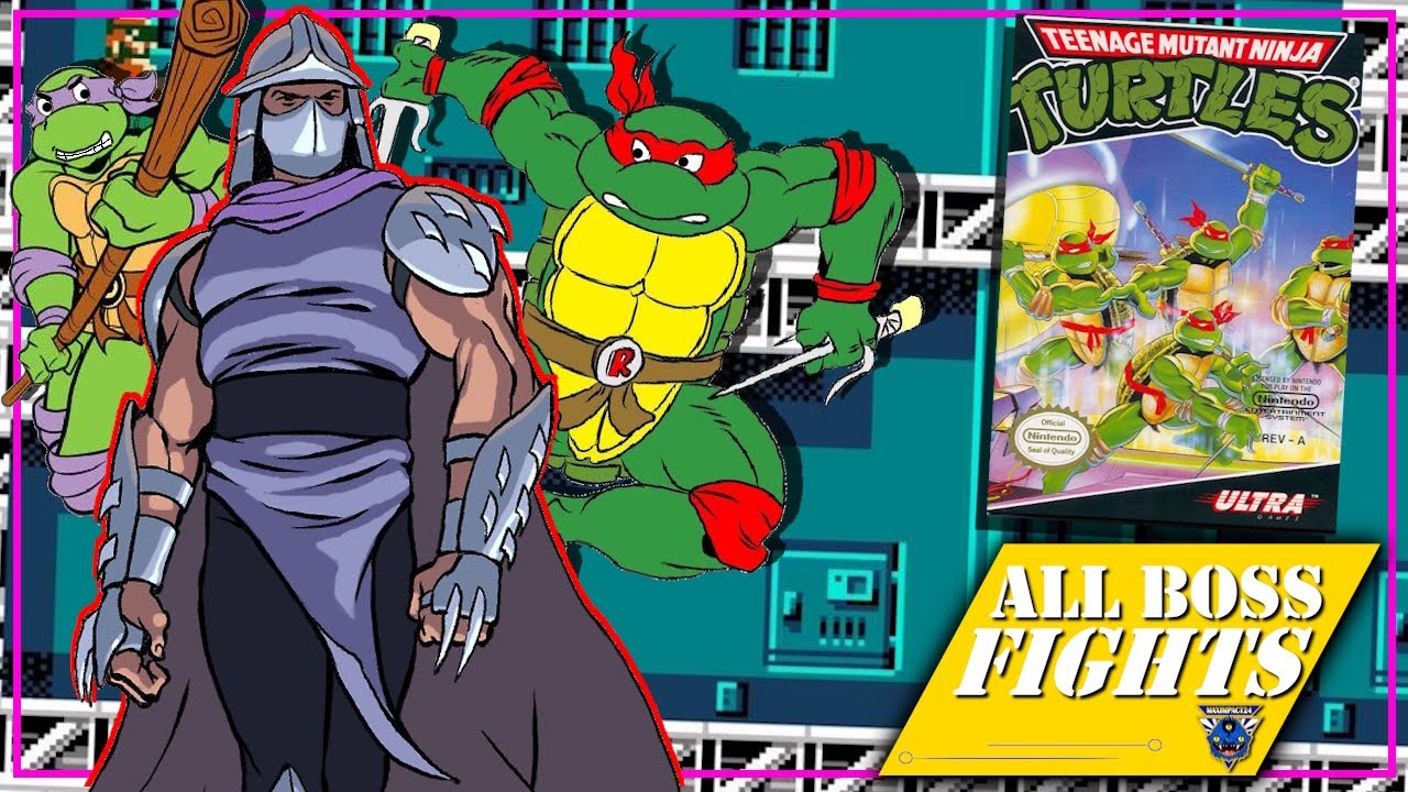 TMNT (NES) ALL BOSS FIGHTS - YouTube