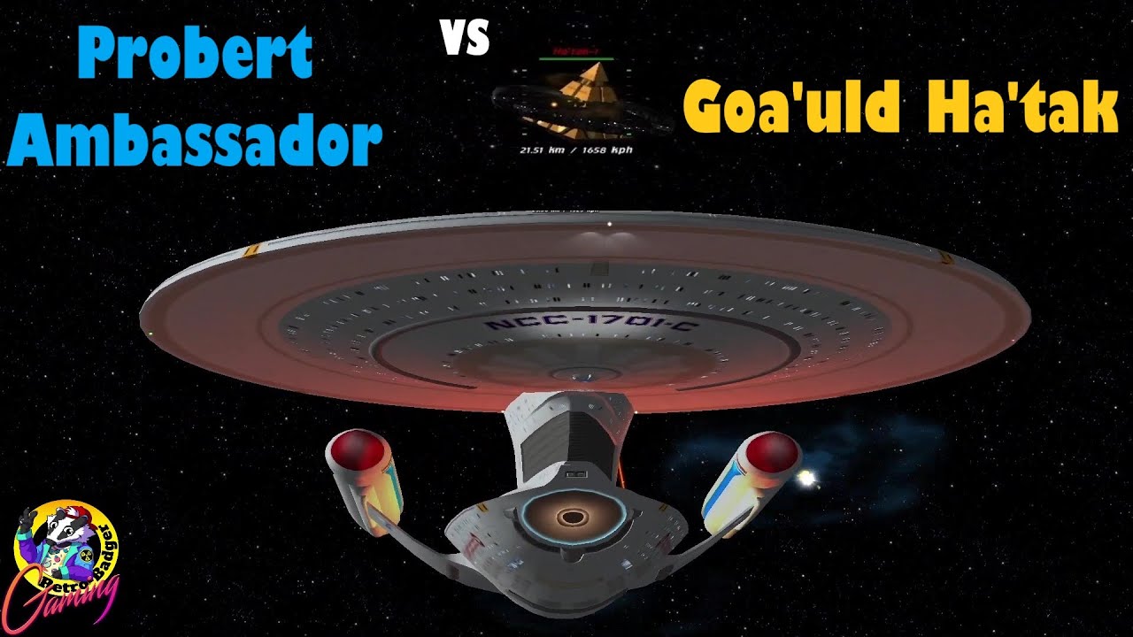 Probert Ambassador VS Goa'uld Ha'tak Mother Ship - Star Trek VS ...
