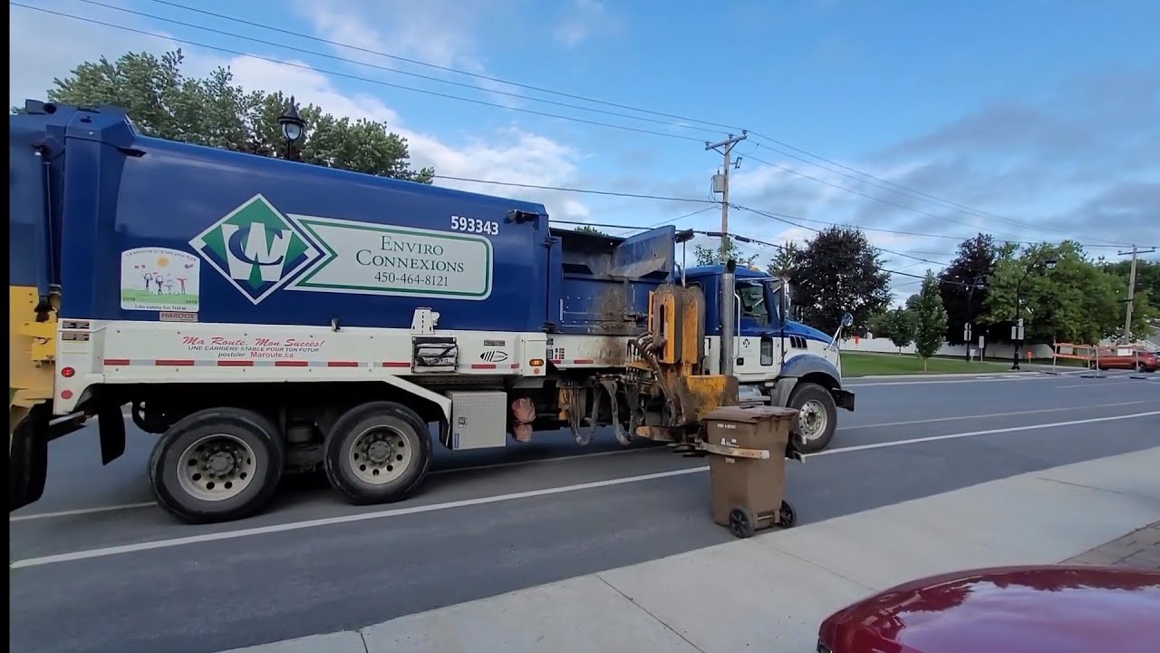 Enviro Connexions Labrie Automizer Mack compost vidéos 67 (garbage ...
