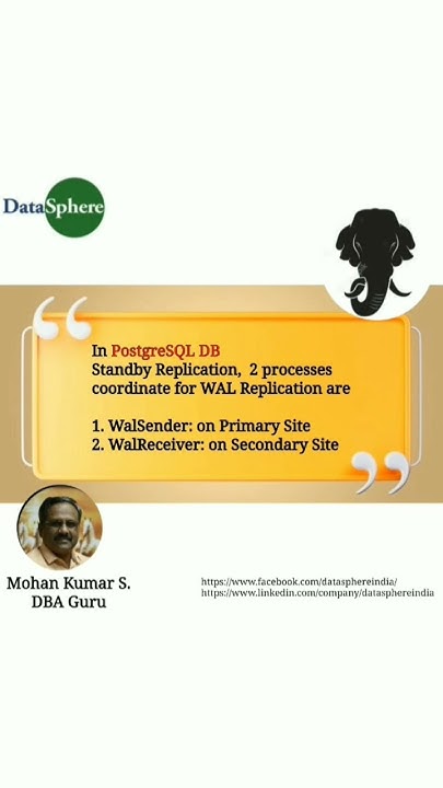 In Postgresql Db Standby Replication Postgresql Education Database Oracle Sqlserver Youtube 