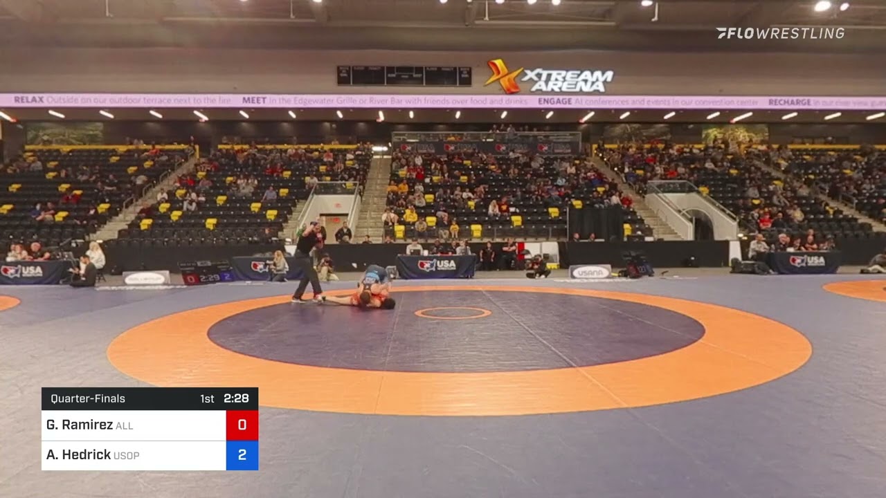 57 Kg Quarterfinal - Genesis Ramirez, All Navy Wrestling Vs Alexandra ...