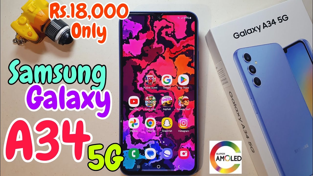 Samsung Galaxy A34 5G Unboxing & Review | Amoled Display Phone | Galaxy ...