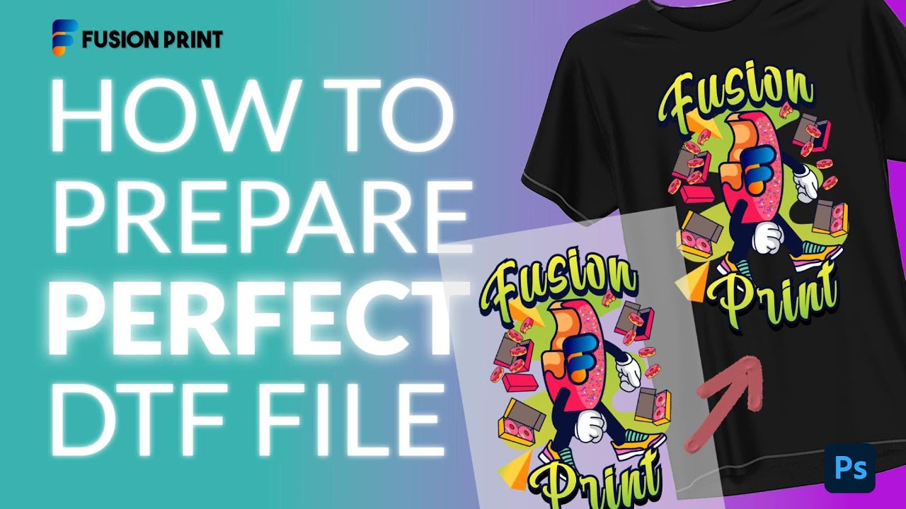 How to Prepare PERFECT DTF file - YouTube