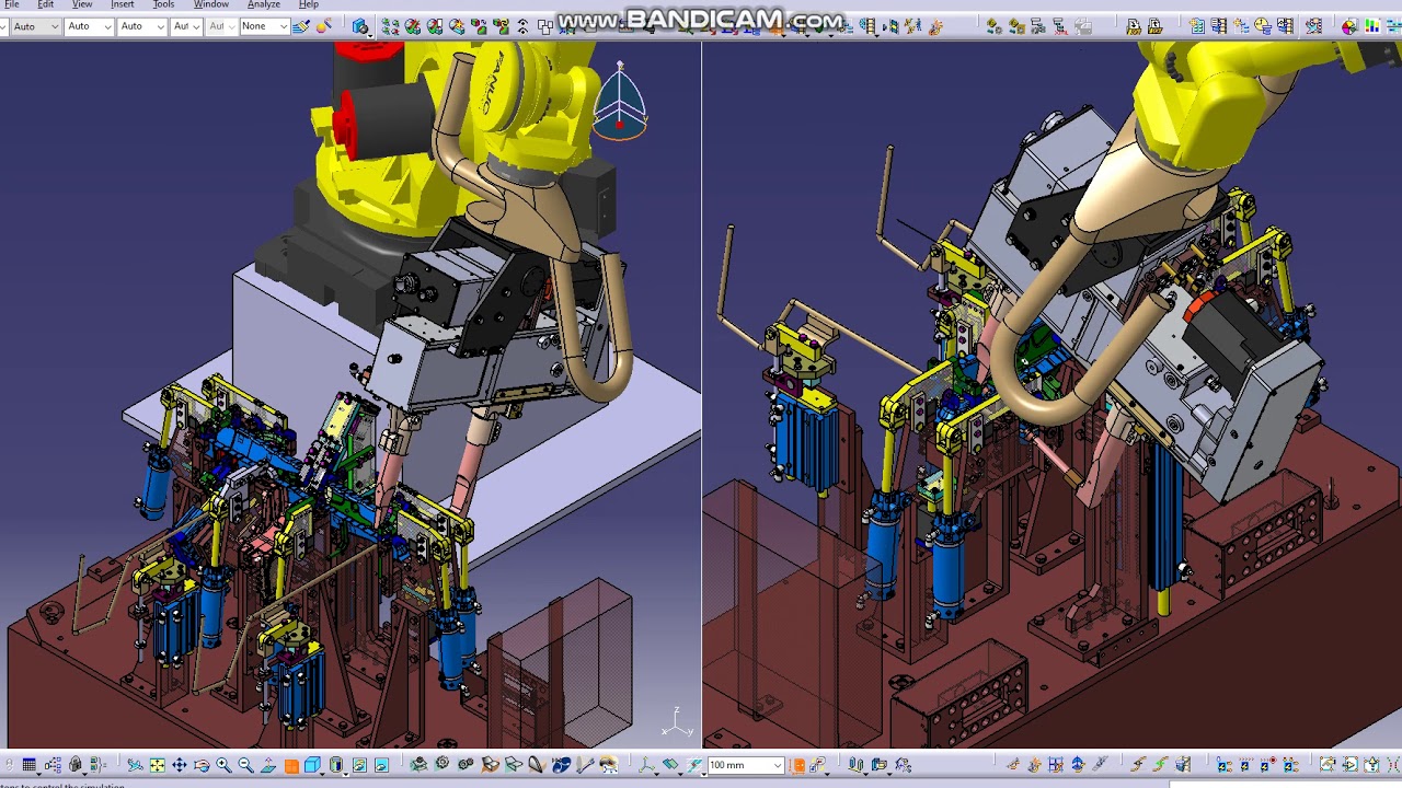 ROBOT WELDING JIG - YouTube