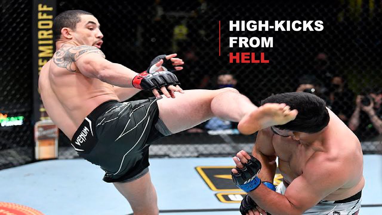 UFC Story : CRAZY High Kick KNOCKS Everyone Out! - Robert Whittaker ...