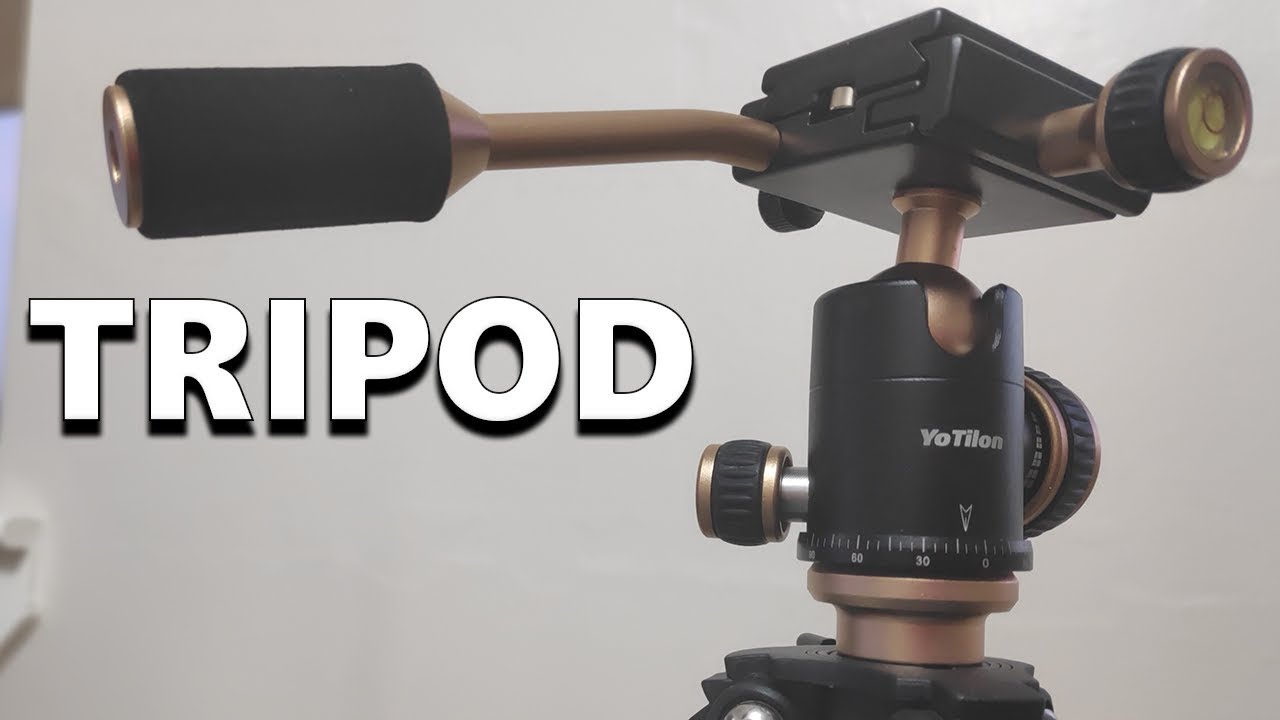 YoTilon 49" Lightweight Tripod - A Solid Mid-Sized Tripod - YouTube