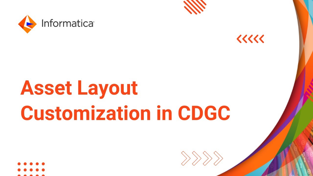 Asset Layout Customization in CDGC - YouTube