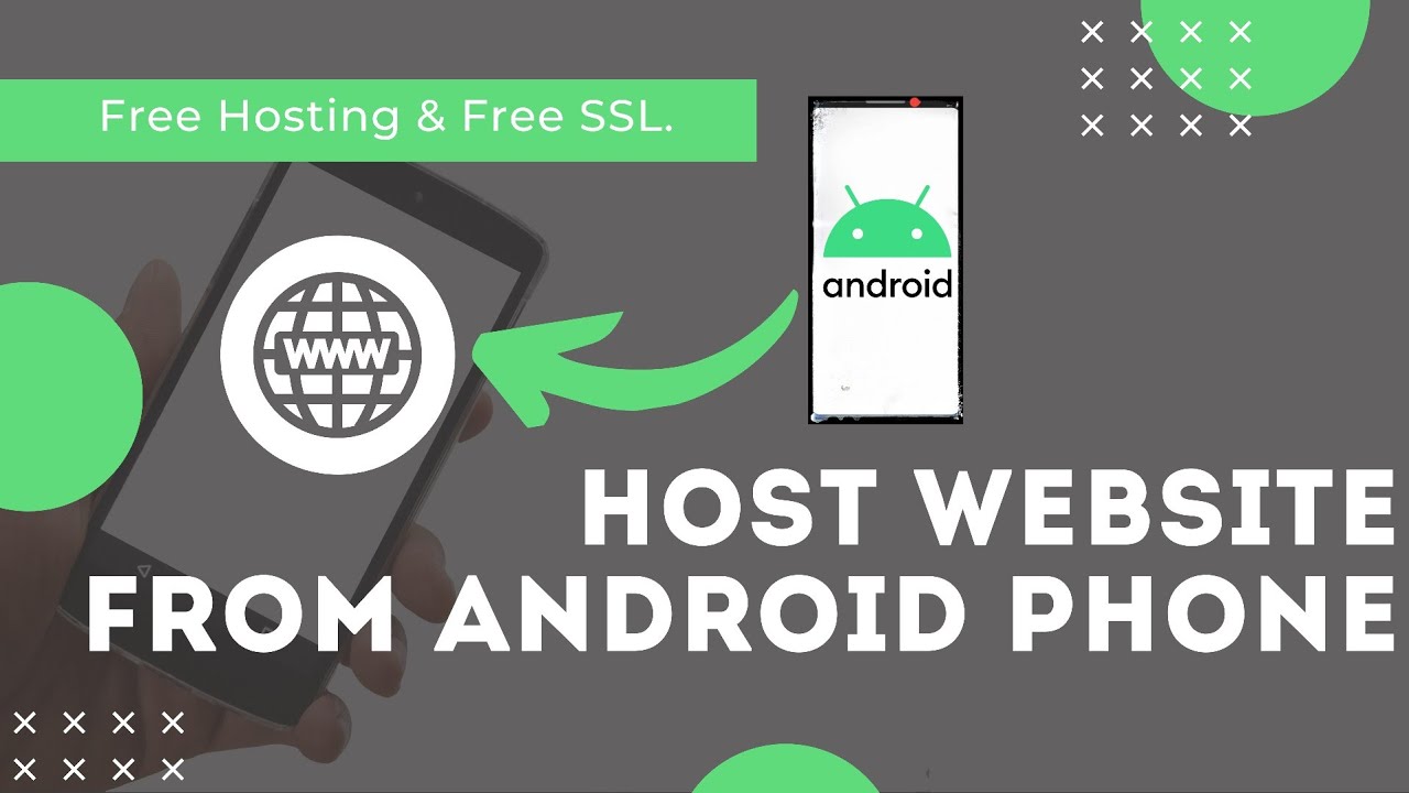 Free web hosting from Android phone with free SSL. - YouTube