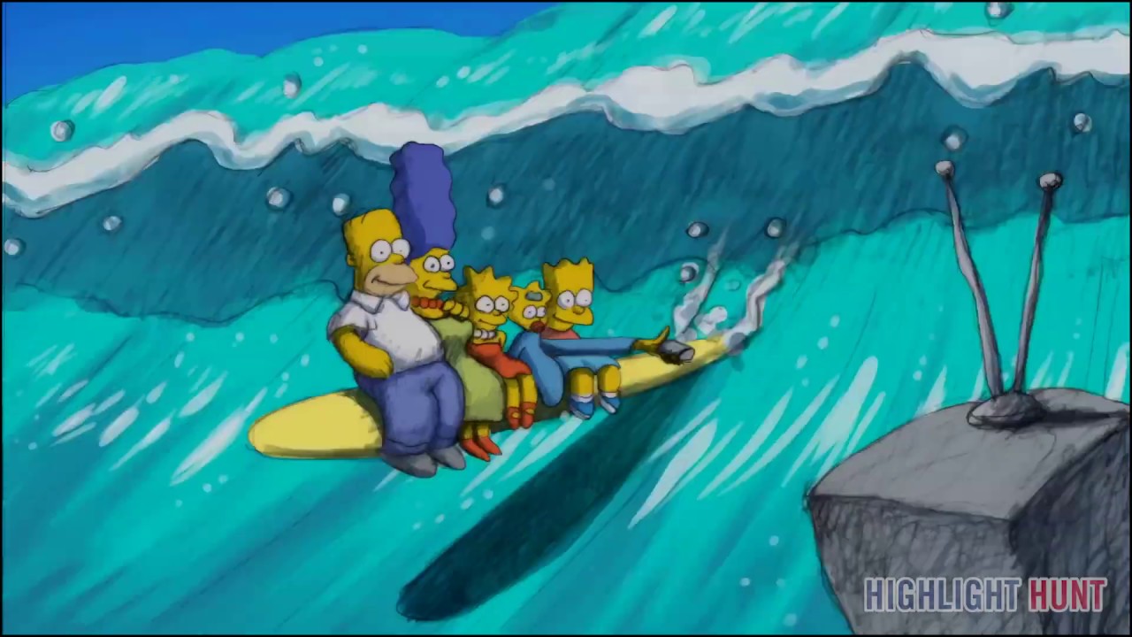 The Simpsons - S25E10 - Married to the Blob [Couch Gag] - YouTube