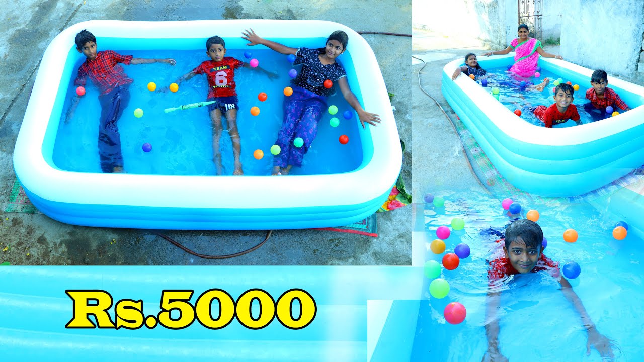 పెద్ద స్విమ్మింగ్ పూల్ || big swimming pool || manu videos || telugu ...