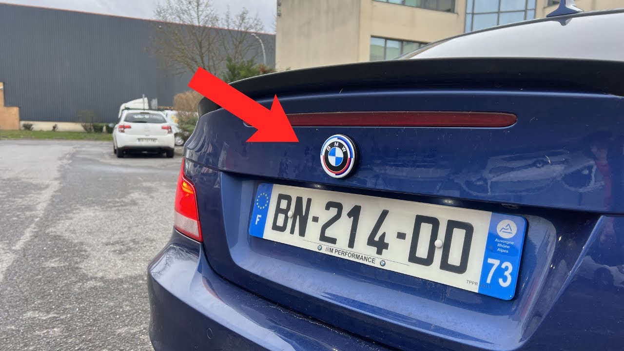 Changer ses logos sur sa BMW (Tuto logo 50ème Anniversaire sur Série 1 ...