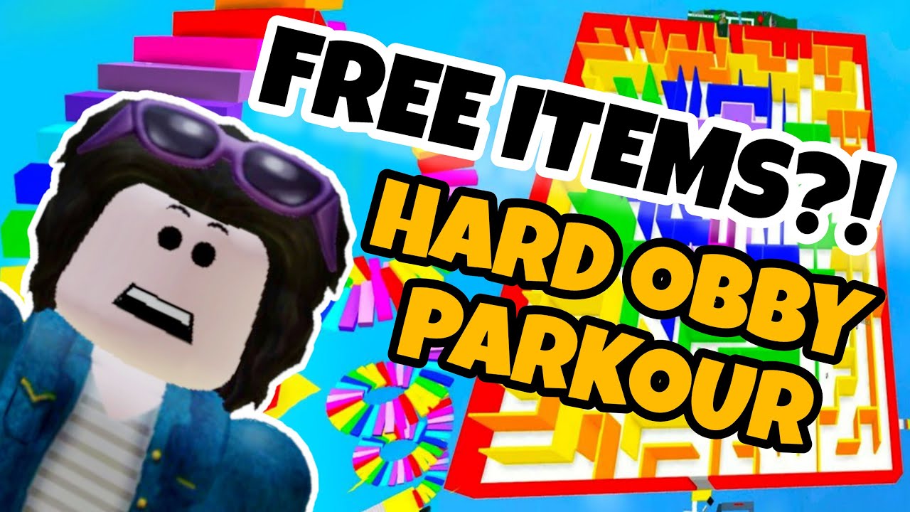 How to get FREE ITEMS in Hard Obby Parkour | ROBLOX ⭐ - YouTube