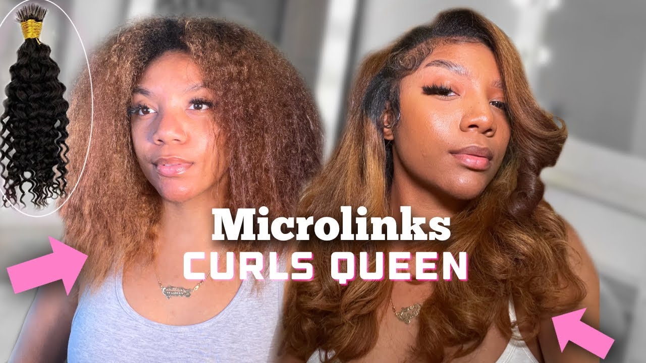 Best MicroLinks for curly hair ( Curls Queen ) - YouTube