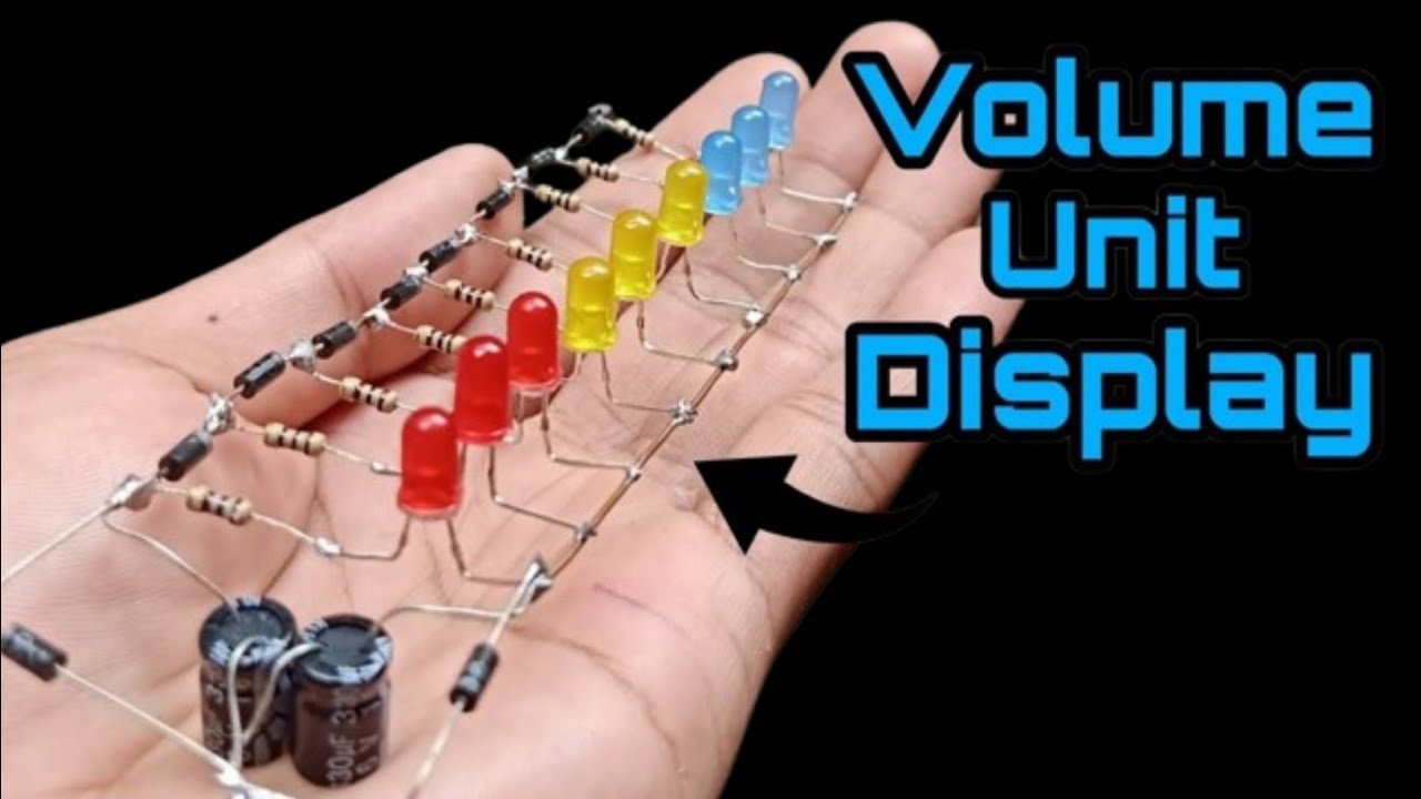 How to make a volume sound level bar vu meter || vu meter kaise banaye ...