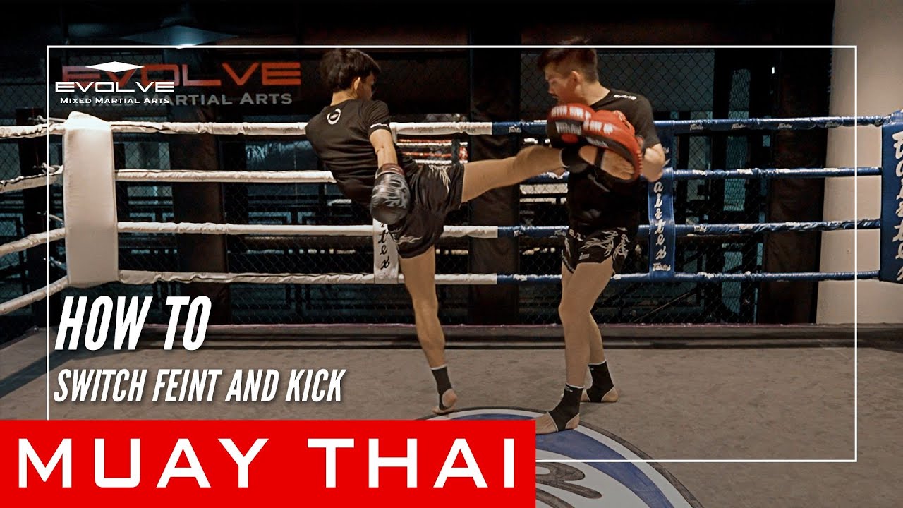 Muay Thai | How To Switch Feint And Kick - YouTube