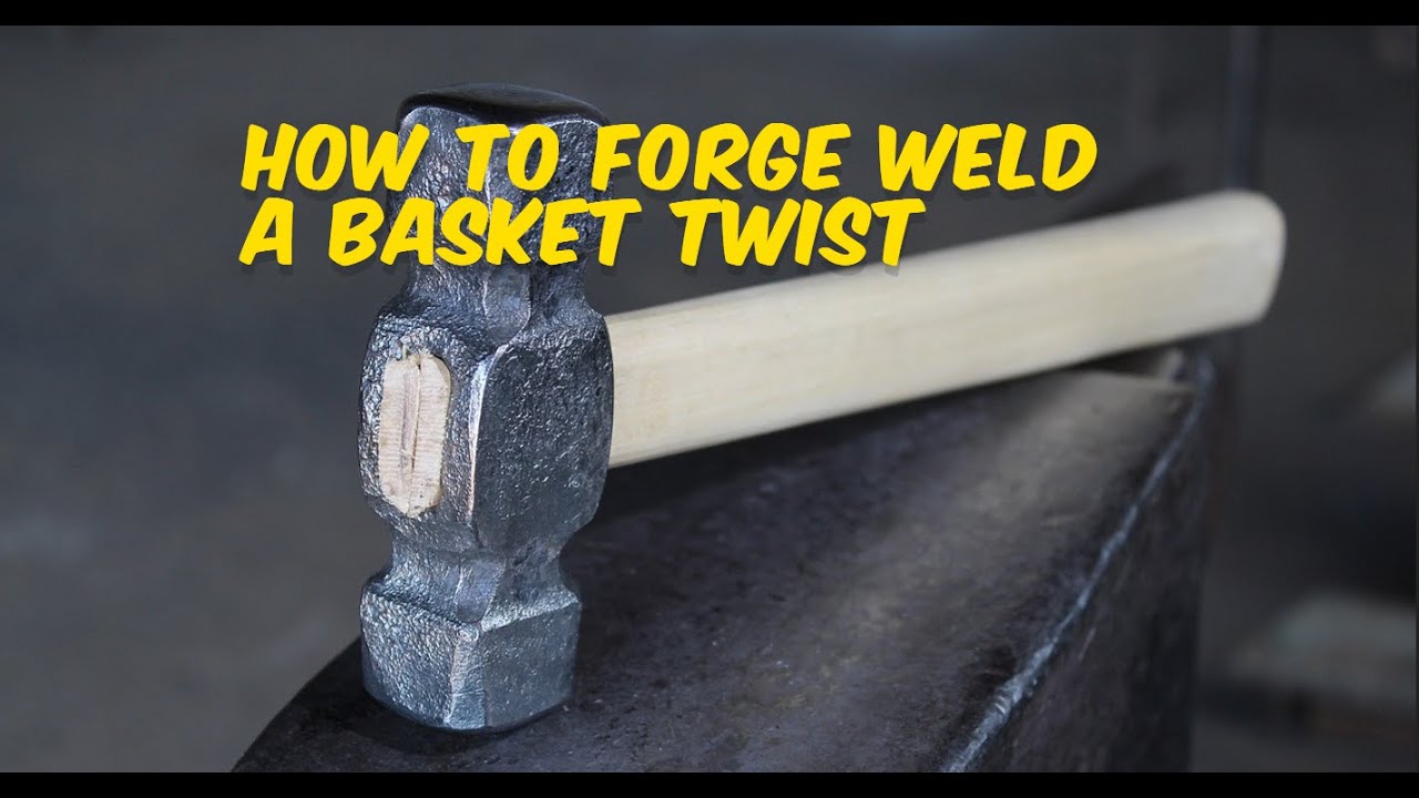 How to forge a basket twist. - YouTube