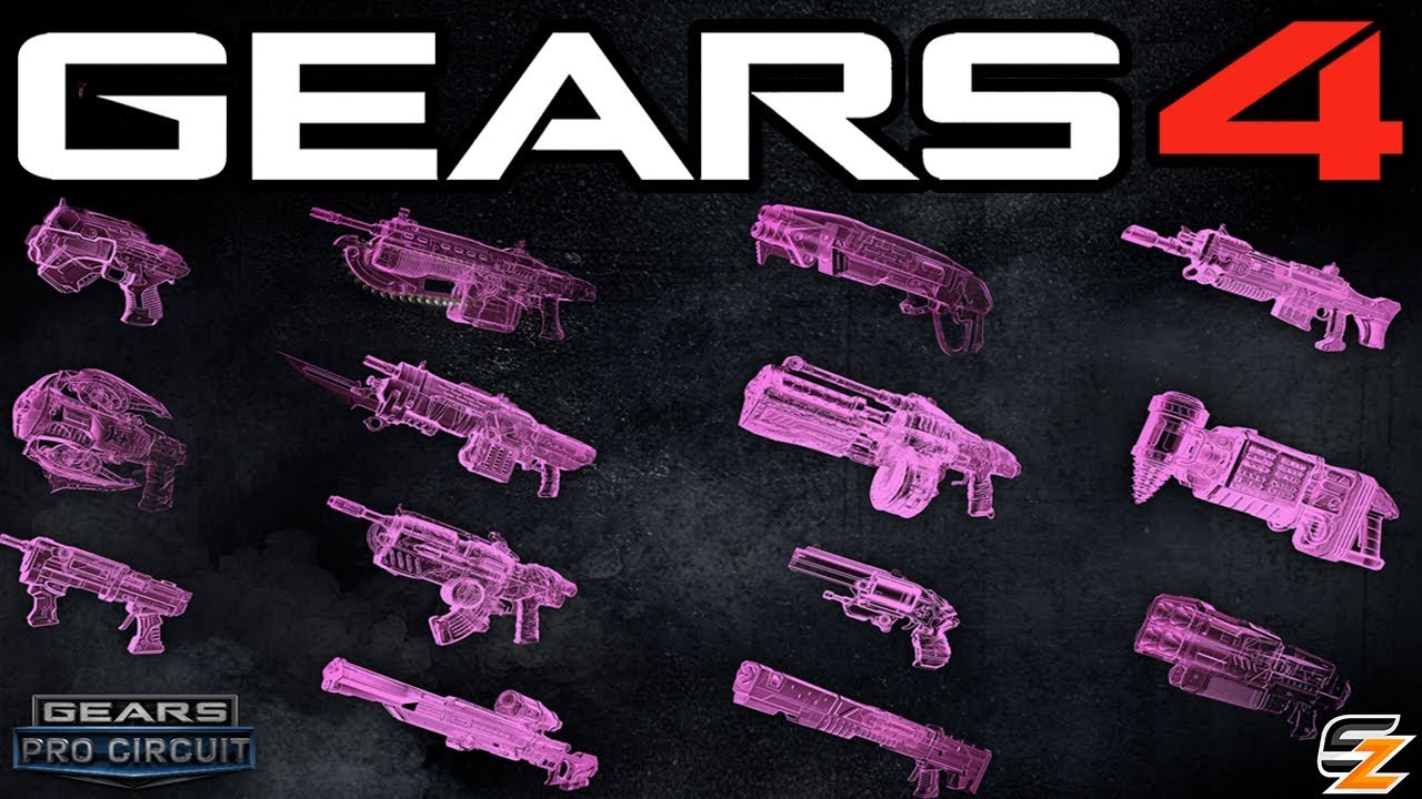 Gears of War 4 - Pink Phantom Weapon Skins & How to Unlock them! (Pink Phantom Esports Weapon ...