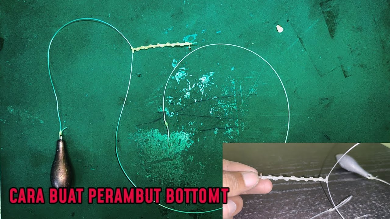 CARA PALING MUDAH UNTUK BUAT PERAMBUT BOTTOM T - YouTube