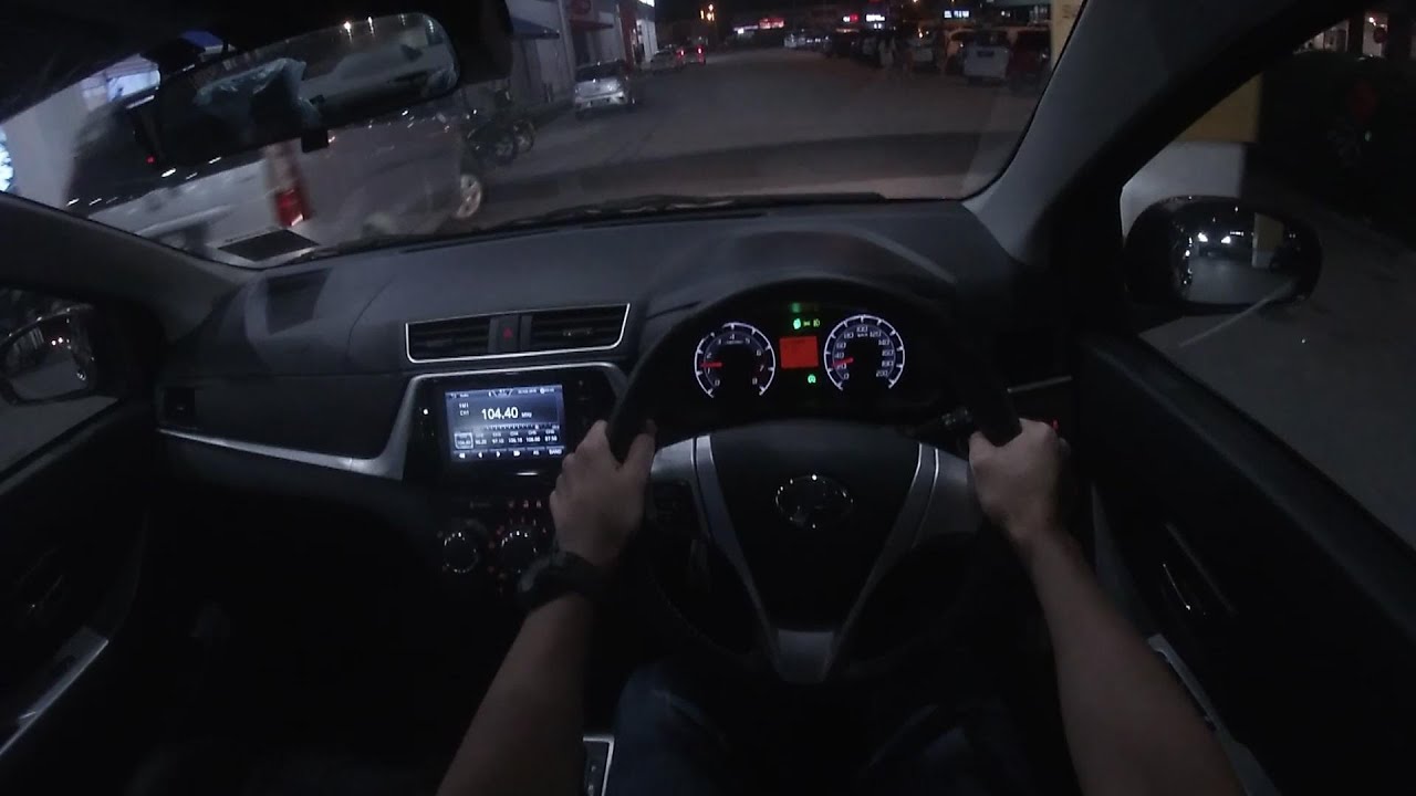 2019 Perodua Bezza 1.3 Advance | Night Time POV Test drive - YouTube