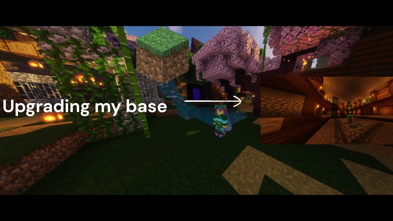 Upgrading my base in minecraft - YouTube