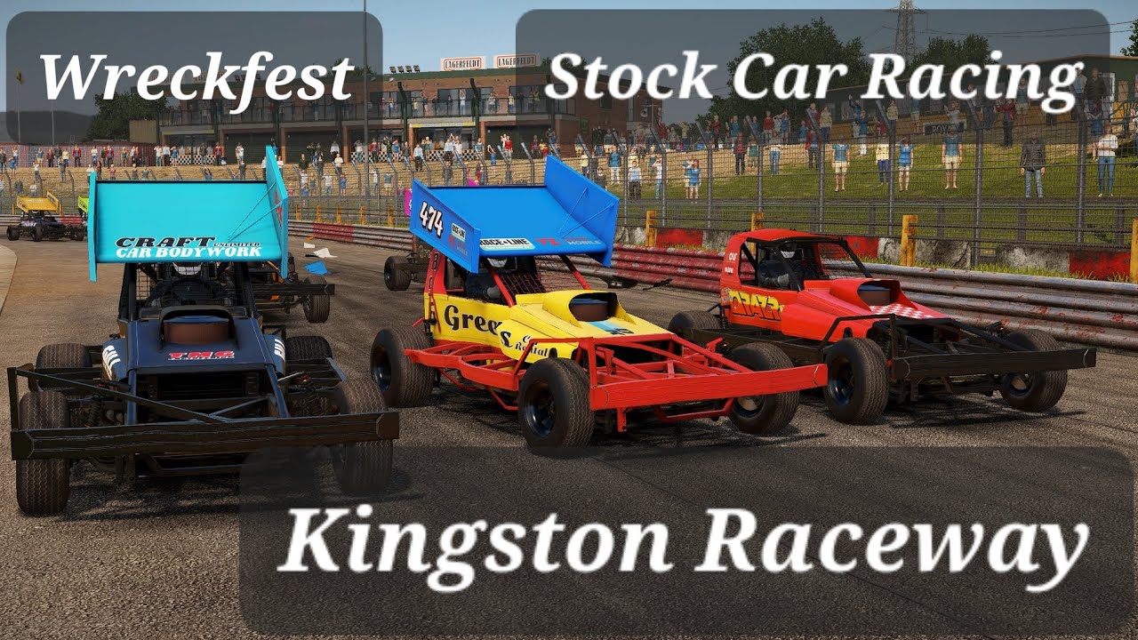 Wreckfest | Stock Car Racing | Kingston Raceway | Battling For The Lead ...