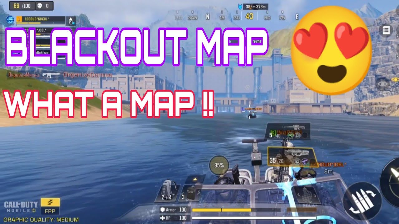 Our First Game On *New* BLACKOUT Map!! 😍🔥 - YouTube