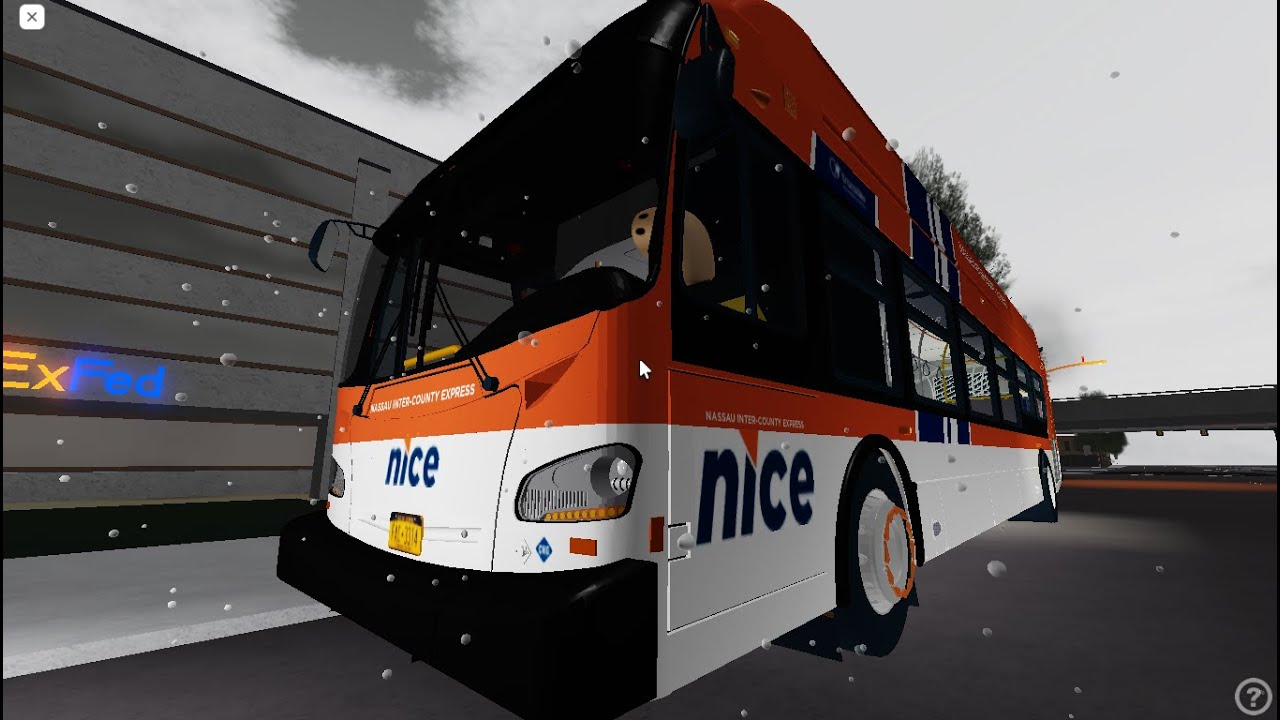 Nassau Inter-County Express New Flyer XN40 on the n48 Hicksville ...