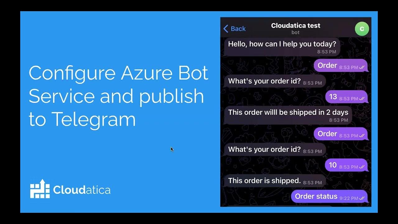 Configure Azure Bot Service & publish to Telegram (5/5: Copilot as a skill in Azure Bot ...