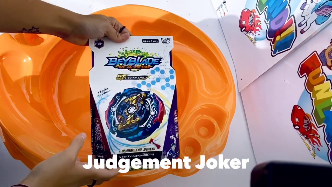 How to set up Beyblade Judgement Joker - YouTube