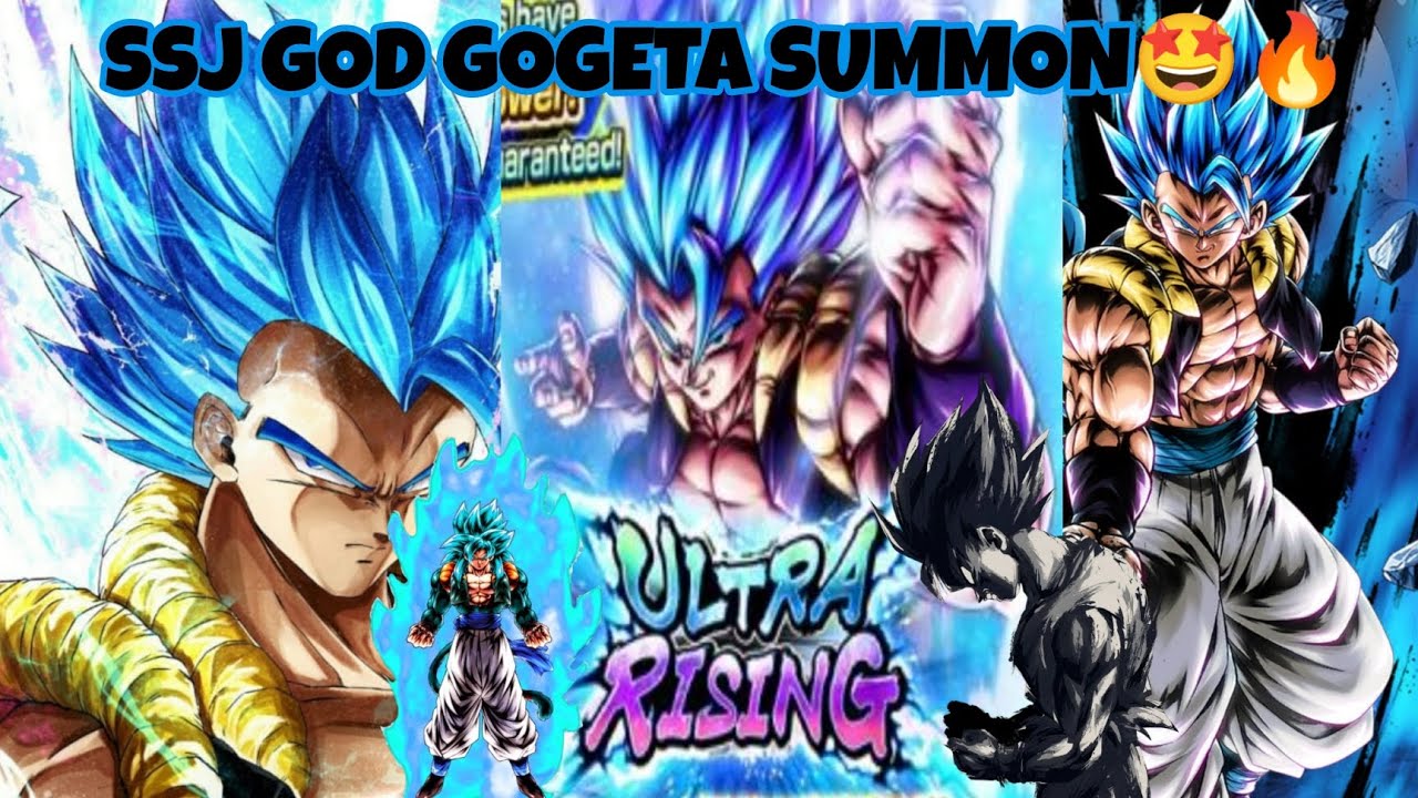 SSJ GOD GOGETA ULTRA RISING SUMMON....................FAIL😨 - YouTube