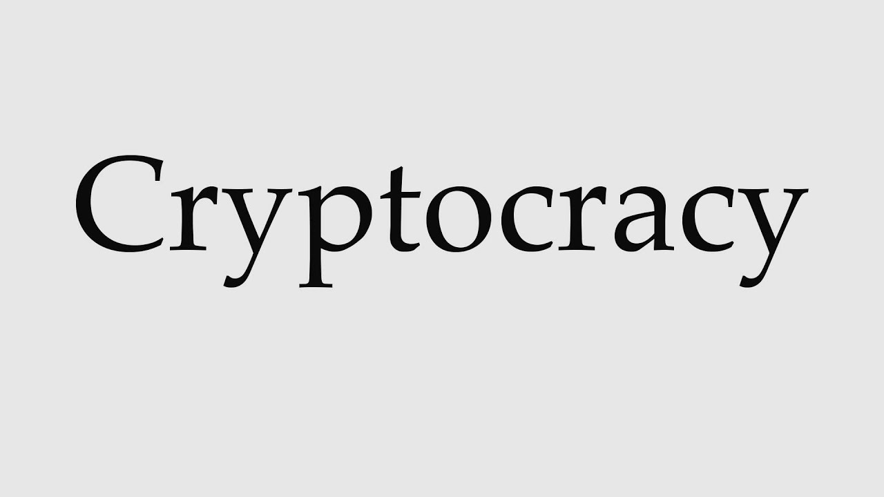 How to Pronounce Cryptocracy - YouTube