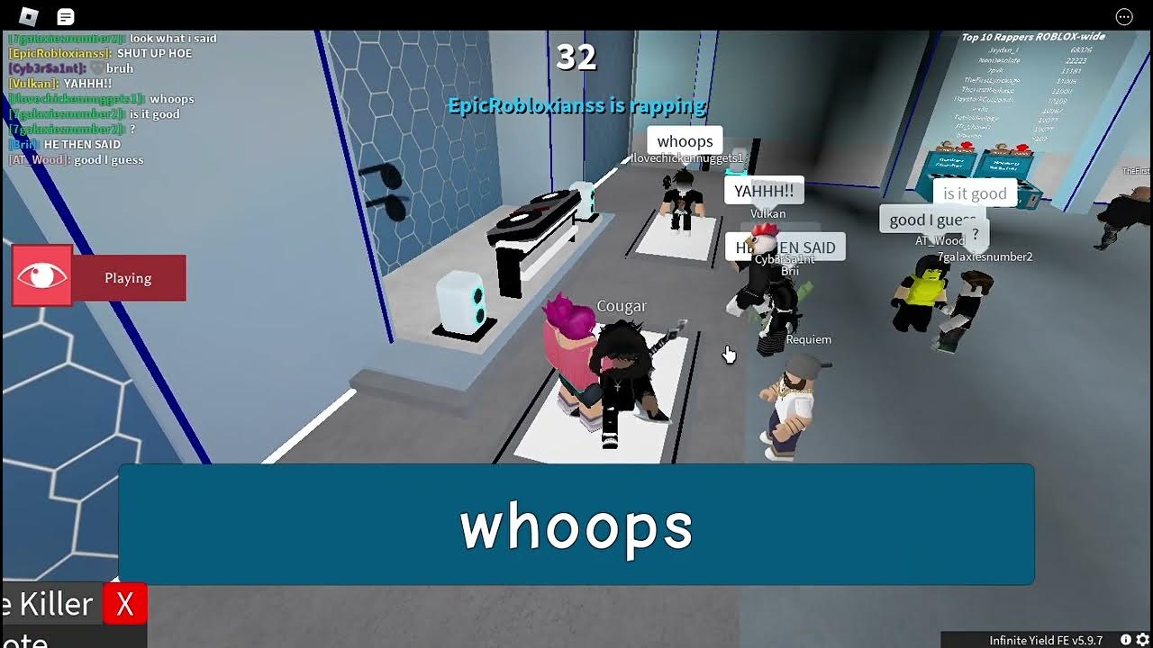Roblox Exploiting Auto Rap Battles (Chat Bypass) - YouTube