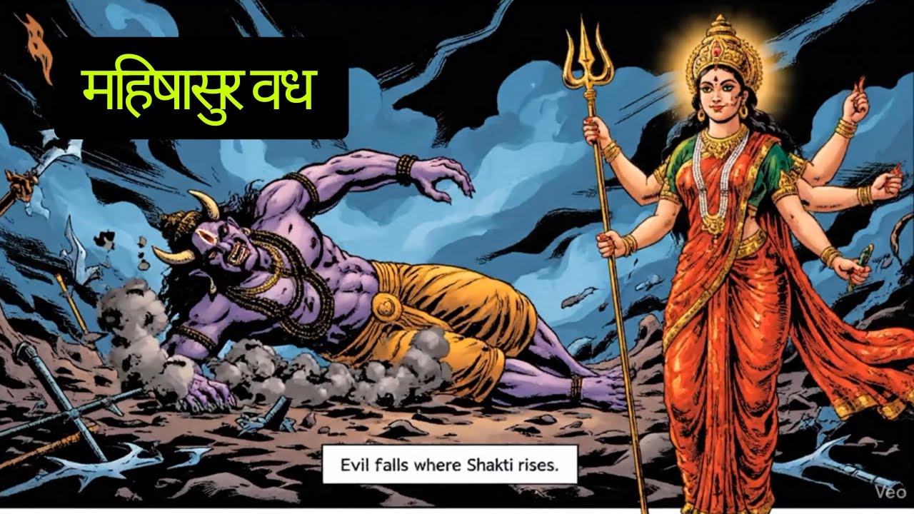 🔥 Maa Durga Comic Story | The Epic Battle Against Mahishasura 🔥 I ...
