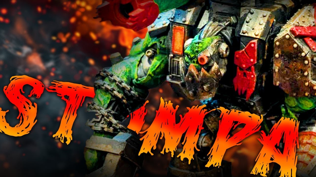 ORKS STOMPA VERSES CHAOS KNIGHTS WARHAMMER 40000 BATTLE REPORT - YouTube
