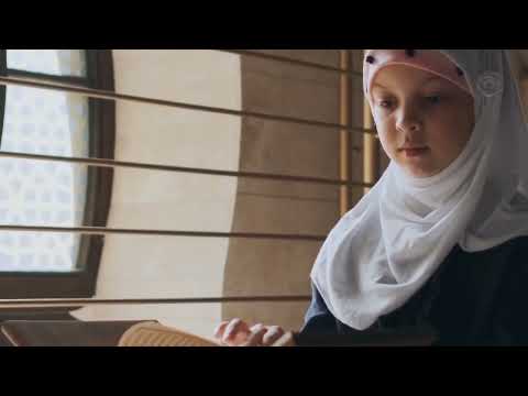 Hijab Girl Reading Quran karim Footage Without Copyright Free HD Videos