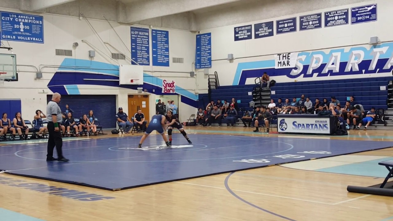 Wrestler 2017 Destiny Velazquez/ Slymar High School - YouTube