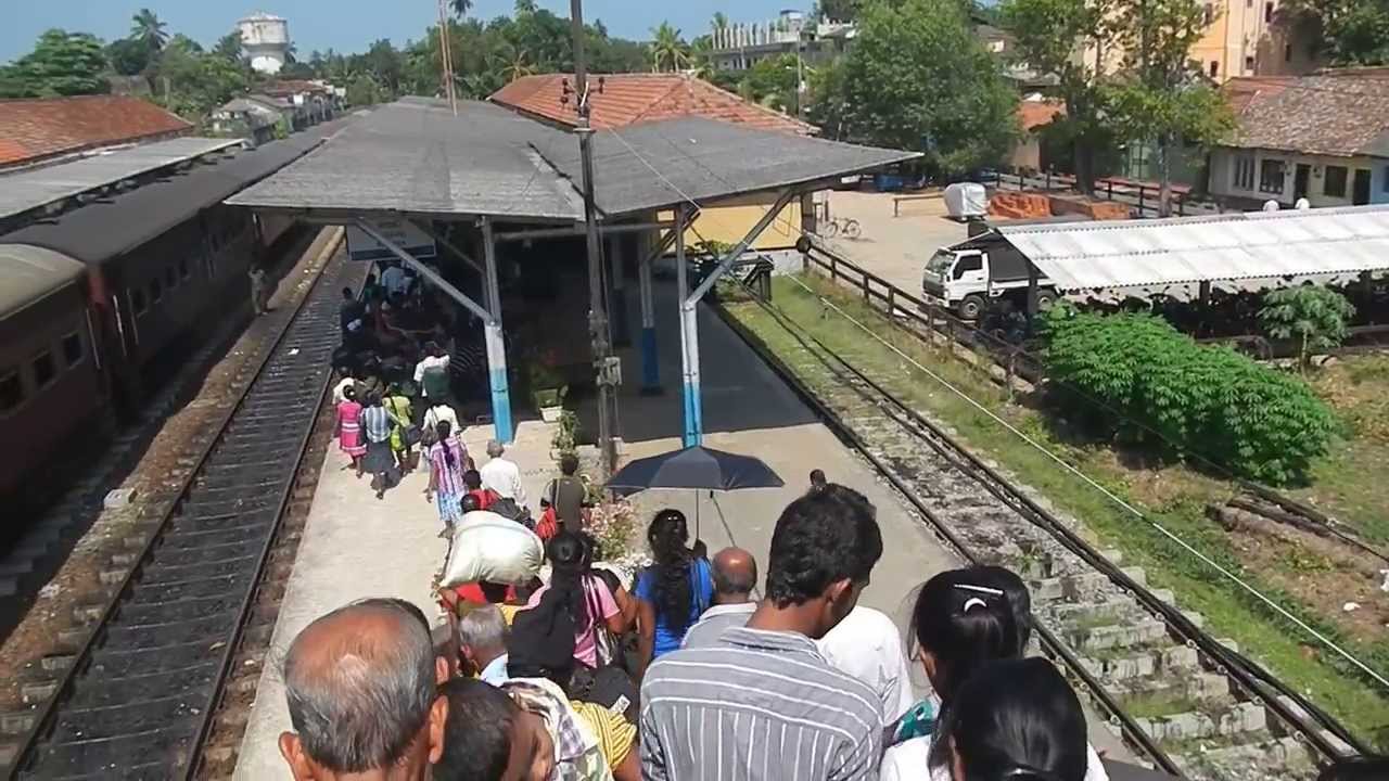 Sri Lanka,ශ්‍රී ලංකා,Ceylon,Colombo to Matara Train,Railway Station ...