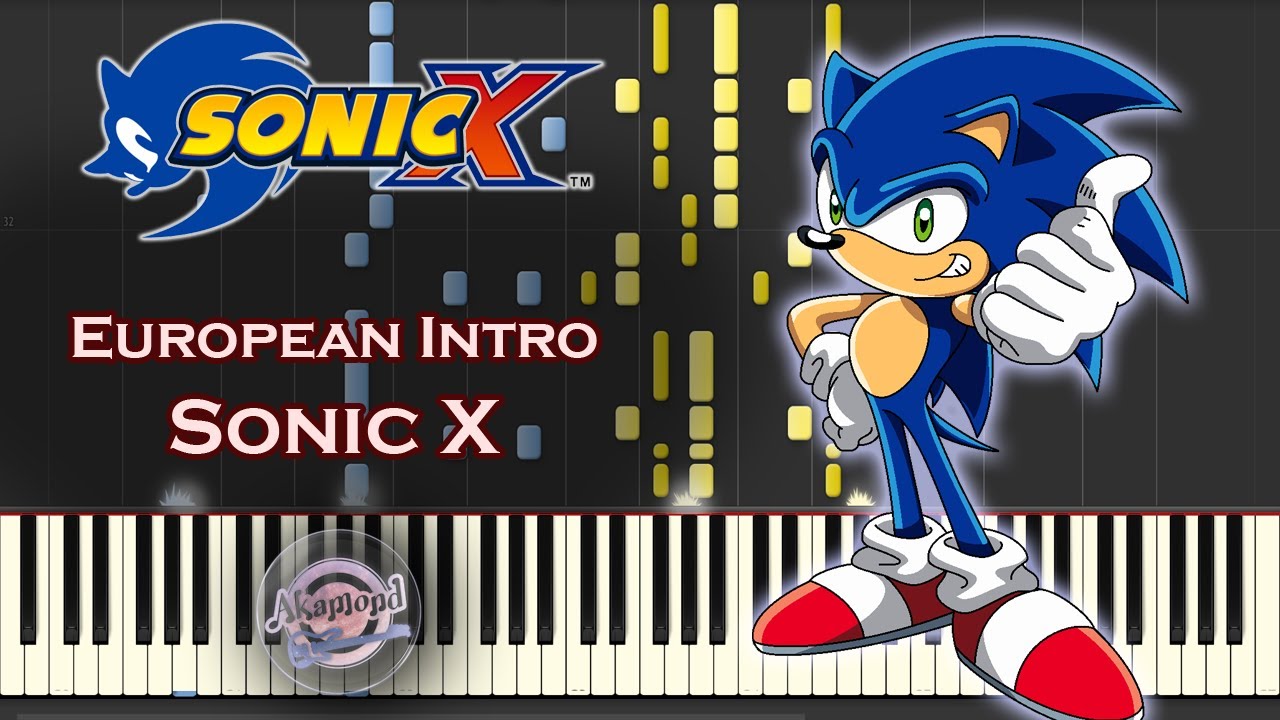 Sonic X European Opening - Sonic X - Synthesia Piano Cover / Tutorial ...