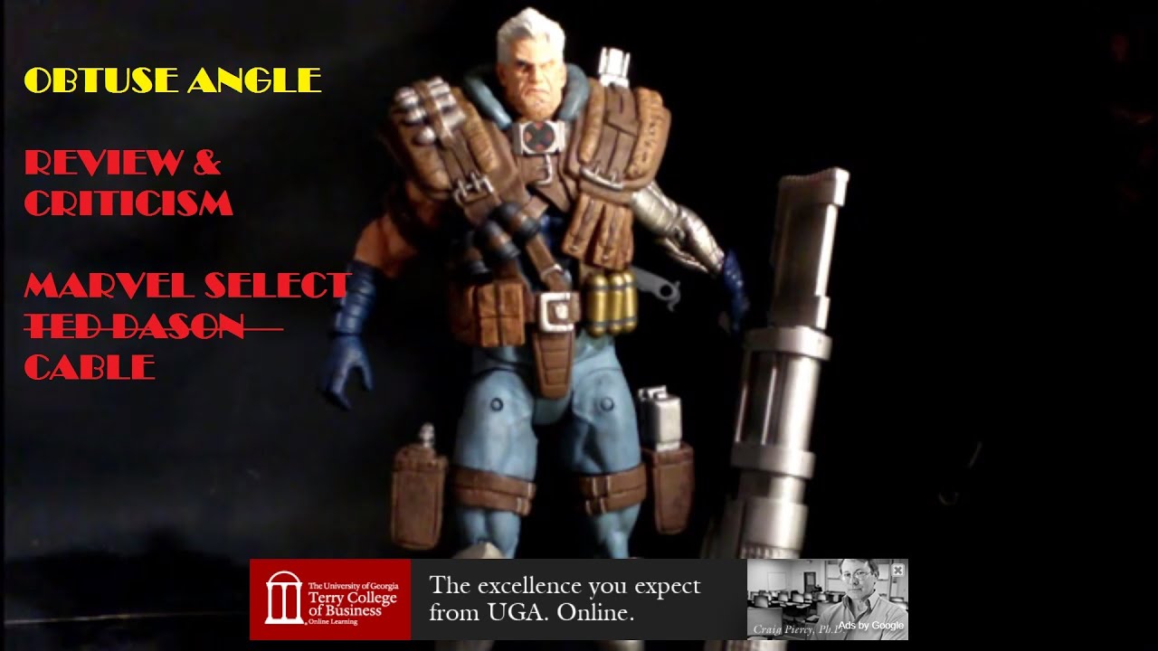 Marvel Select Cable Action Figure Criticism and Review - YouTube