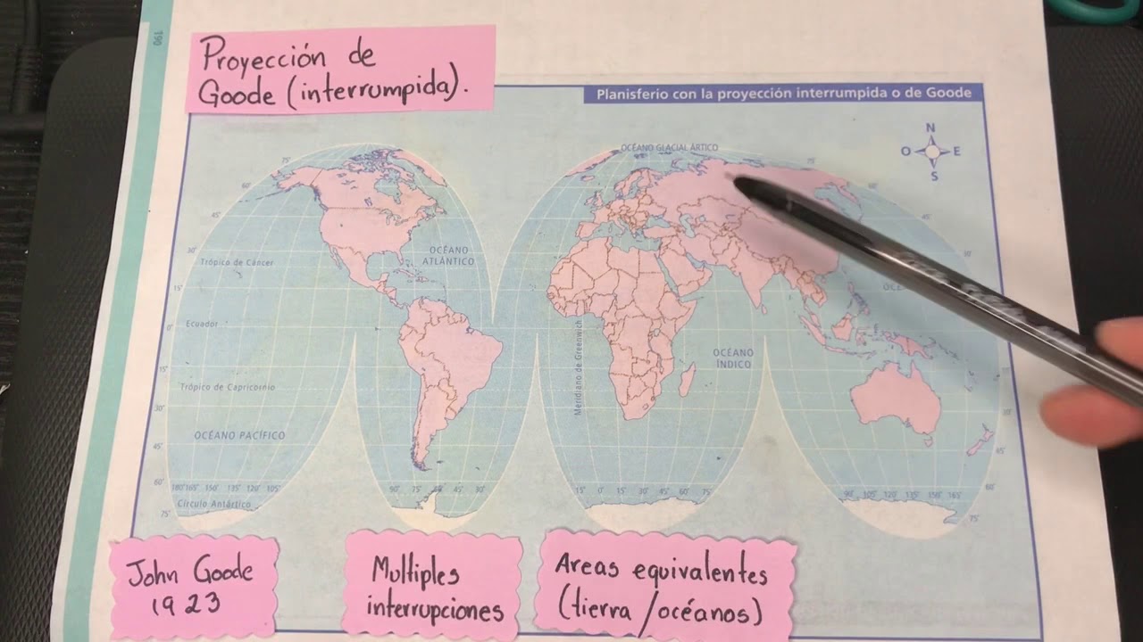Proyecciones cartográficas. - YouTube