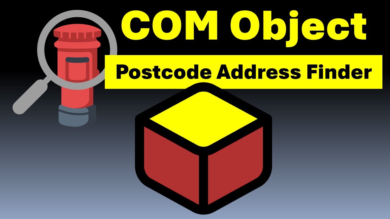Simply Postcode: COM Object for Windows Desktop Applications - YouTube